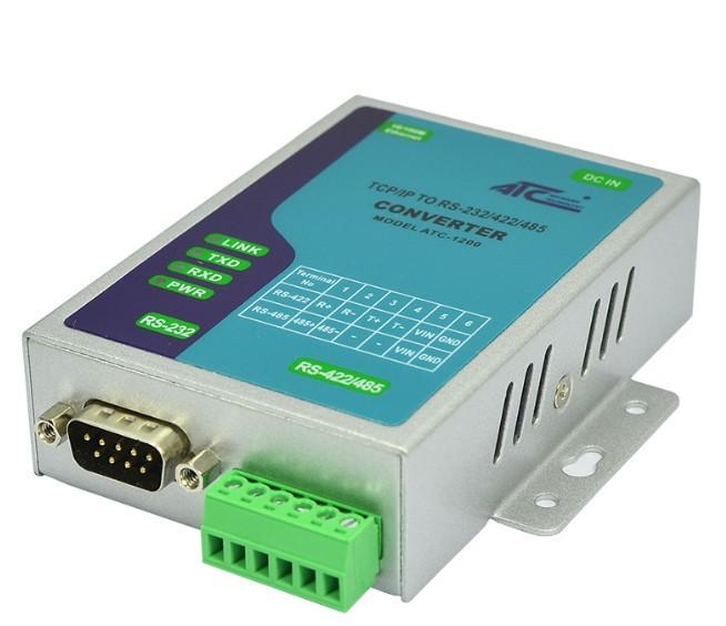 Jual ATC 1200 Serial to Ethernet Converter RS232/RS422 /RS485 to TCP IP ...
