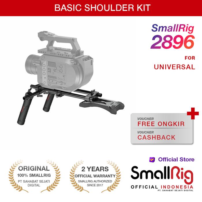 Promo SmallRig Universal Comfortable Solution Basic Shoulder Kit 2896 ...