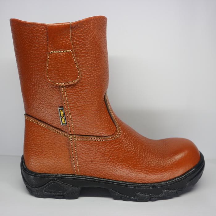 Jual SEPATU SAFETY PROYEK MURAH 100% KULIT SAPI,TIPE BOOT - Tan, 38 ...