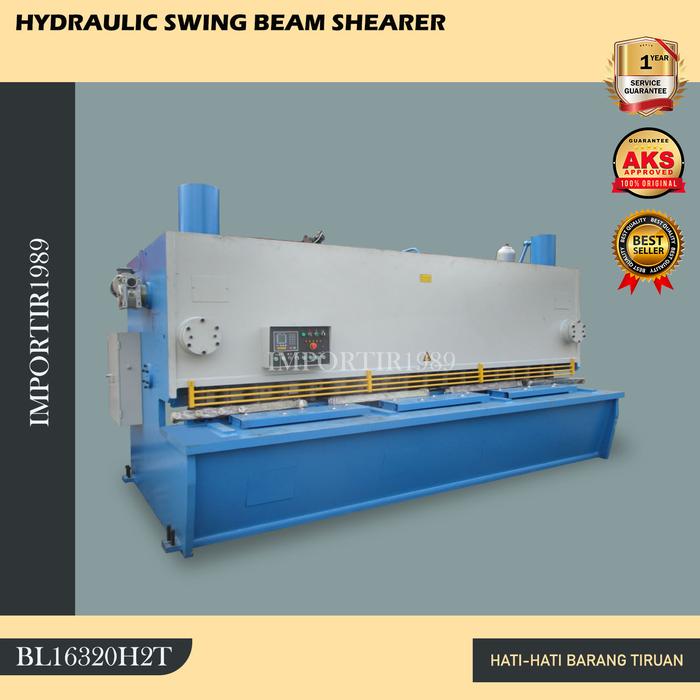 Jual Mesin Potong Plat 16x3200mm Hidrolik Beam Shearing BL16320H2T ...