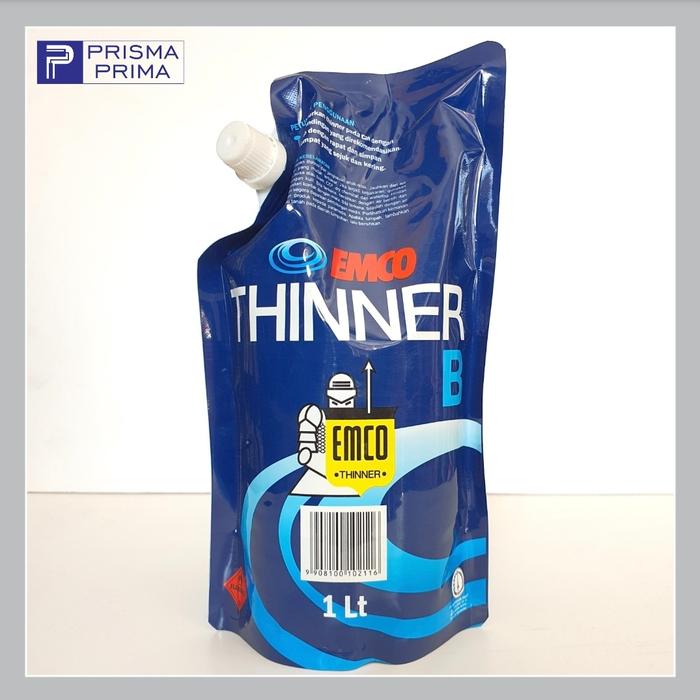 Jual Thinner B Emco Thiner Tiner Pengencer Cat Minyak 1 Liter - Kota ...
