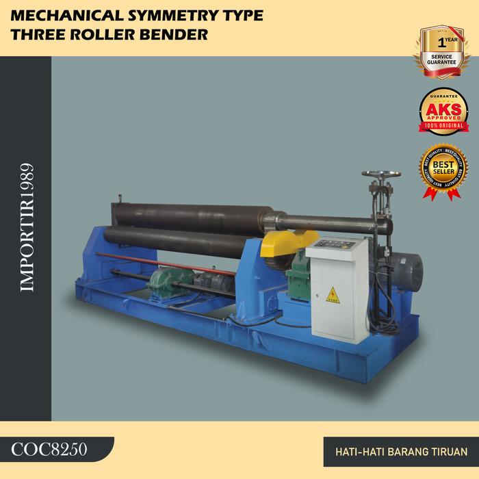 Jual Mesin Roll Bending Plat Besi 3 Roller Bender 8x2500mm 7Kw COC8250 ...
