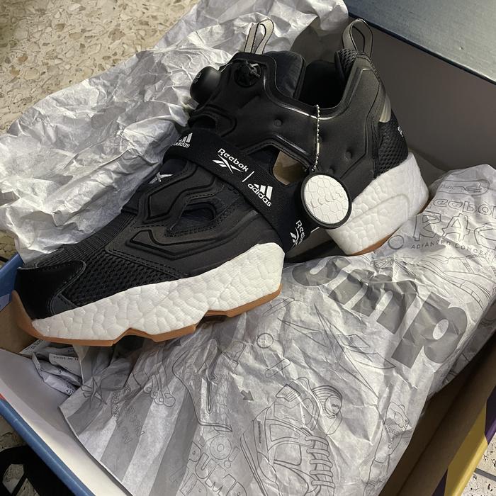 Jual Adidas x Reebok Instapump Furry Boost limited edition size 45 ...