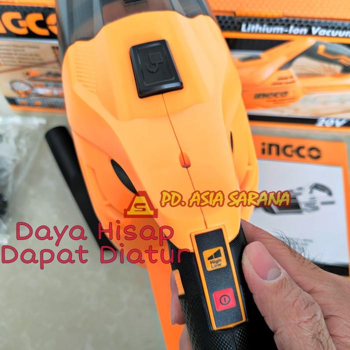 Jual Cordless Vacuum Cleaner Portable Ingco Cvli2001 Penyedot Debu P20s ...