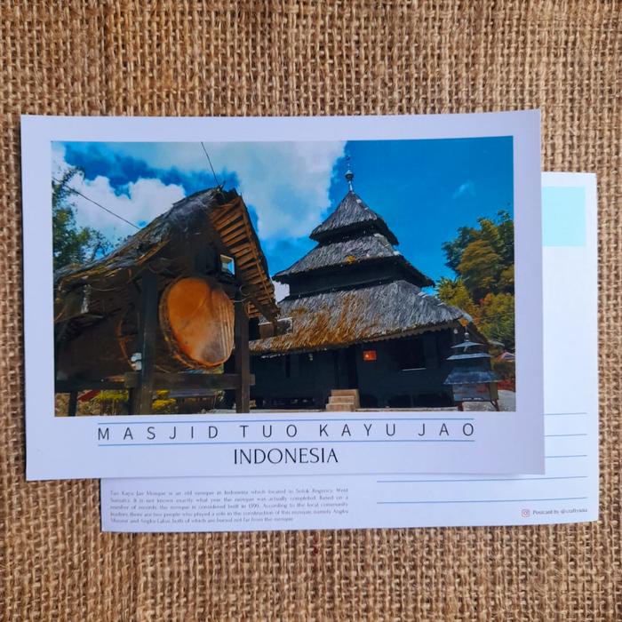 Jual Kartu Pos / Postcard / Postcrossing Indonesia - Masjid Indonesia ...