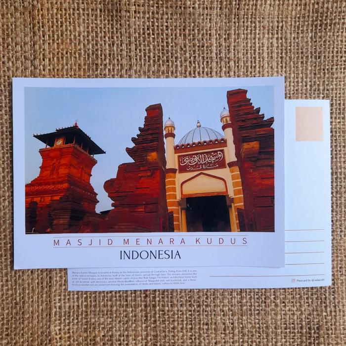 Jual Kartu Pos / Postcard / Postcrossing Indonesia - Masjid Indonesia ...