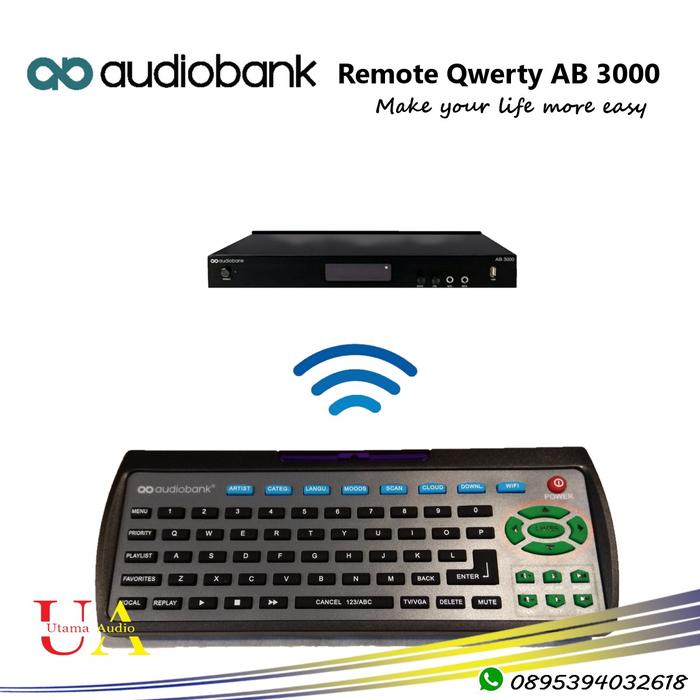 Jual remote control Qwerty audiobank - Jakarta Pusat - Utama Audio M2M ...
