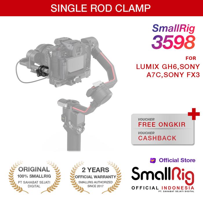 Promo SmallRig Easy Disassembly and Assembly 12mm/15mm Single Rod Clamp ...