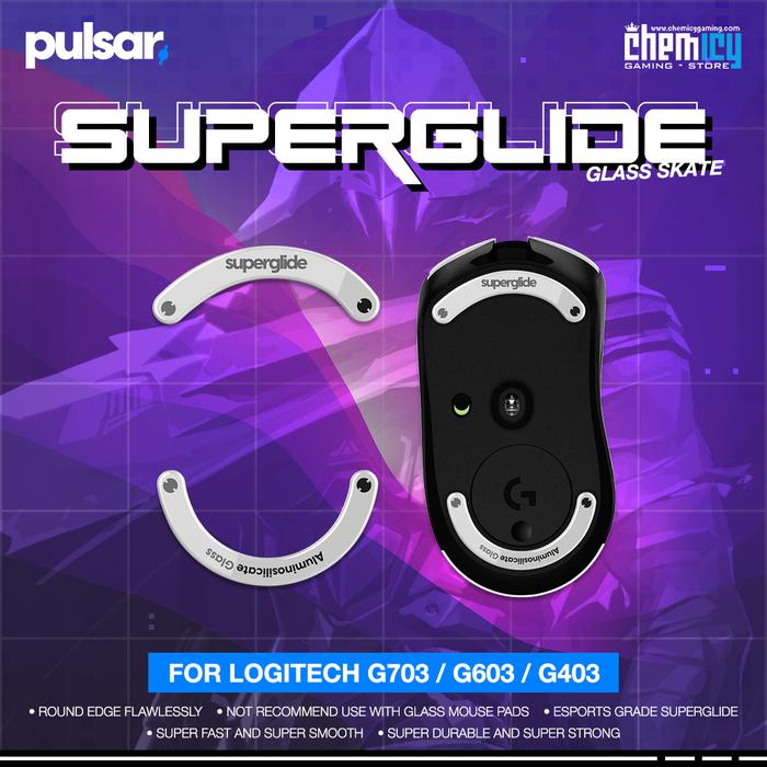 Pulsar Superglide Glass Skates for G703 / G603 / G403 Gaming Mouse ...