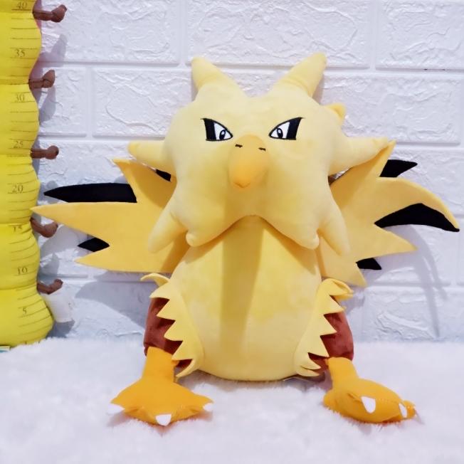 Jual Boneka pokemon legendaris burung zapdos ori pokemon center - Kab ...