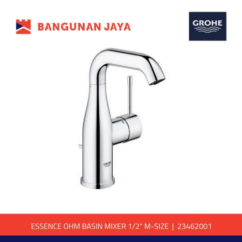 Promo GROHE ESSENCE SINGLE LEVER BASIN MIXER 1/2" M-SIZE | 23462001 ...