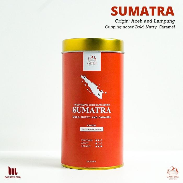 Jual [CARTENZ COCOA] Sumatra Chocolate Powder Drink Canister 240 gram ...