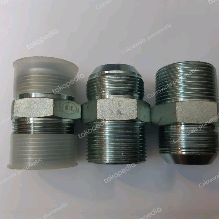 Jual DOUBLE NEPEL 1 1-4" NPT X JIC / DOUBLE NEPPEL 1 1/4" NPT X JIC ...