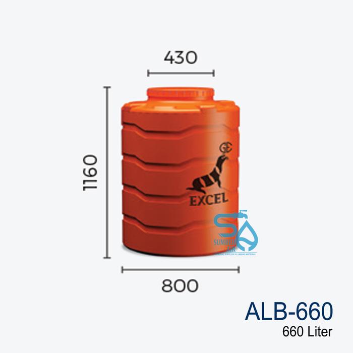 Jual TANGKI / TOREN AIR BLOW 600 LITER - EXCEL ALB-660 - Kota Bandung ...