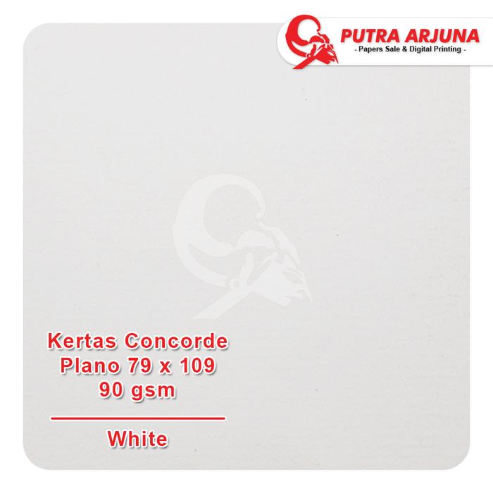 Jual KERTAS CONCORDE PLANO 79x109, 90-220 gsm - White 90g - Jakarta ...