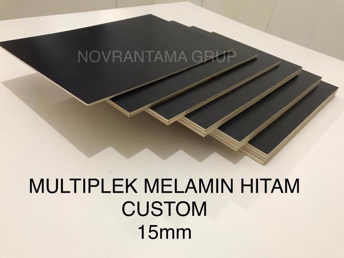 Jual Multiplek Melamin Hitam 15mm Custom Harga /cm2. Custom Plywood ...