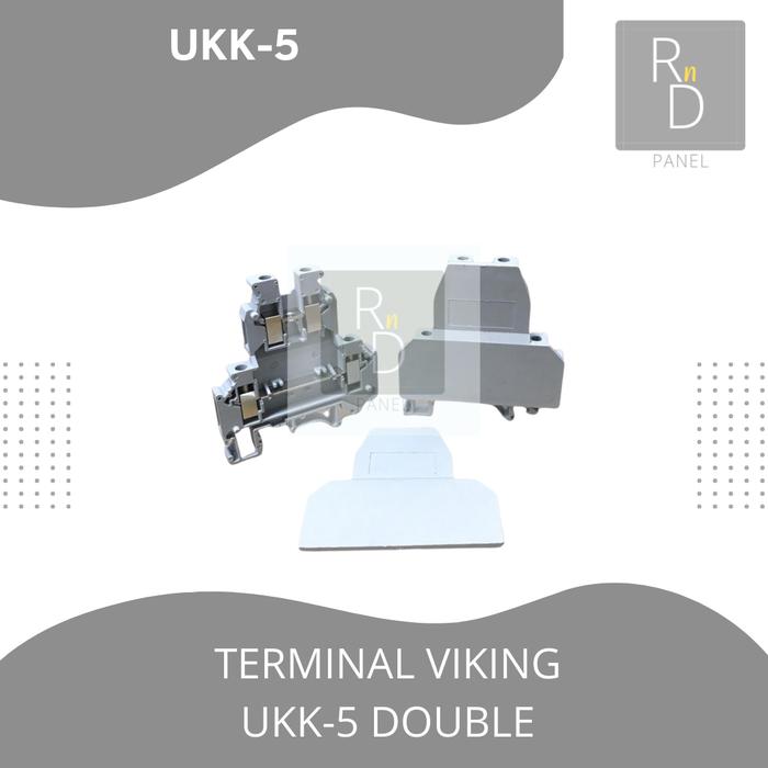 Jual TERMINAL VIKING DOUBLE UKK5 / UKK-5 4mm² SHEMSCO TERMINAL BLOCK ...