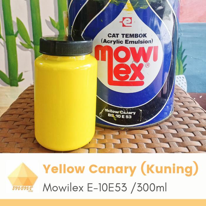 Jual Cat Tembok Mowilex Emulsion E-10E53 Yellow Canary Repack 300 ml ...