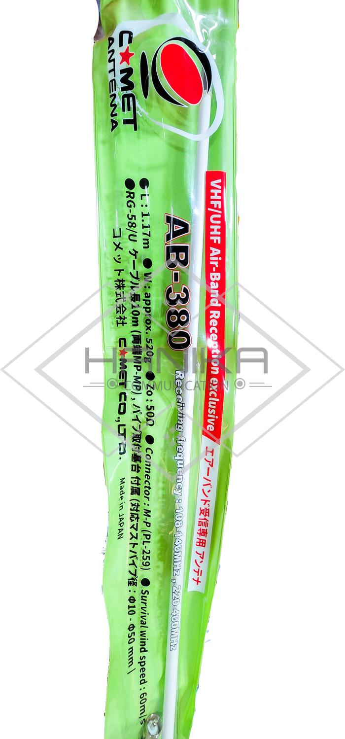 Promo Comet AB-380 Antena Base Dualband Airband 108-140 220-400 AB380 1.17m Cicil 0% 3x ...