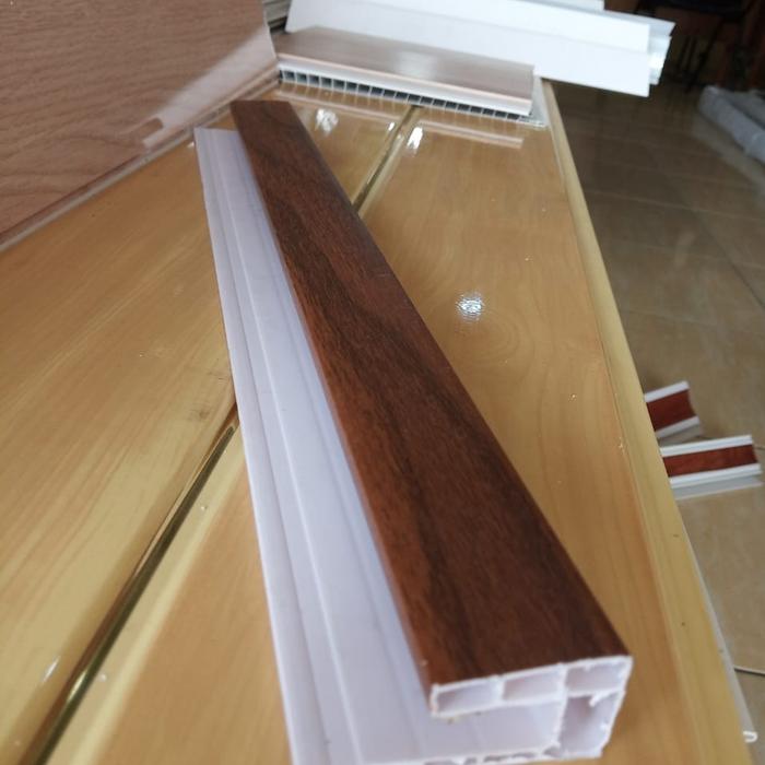 Jual List Minimalis Kayu Jati Shunda PVC - Coklat Tua - Jakarta Selatan ...