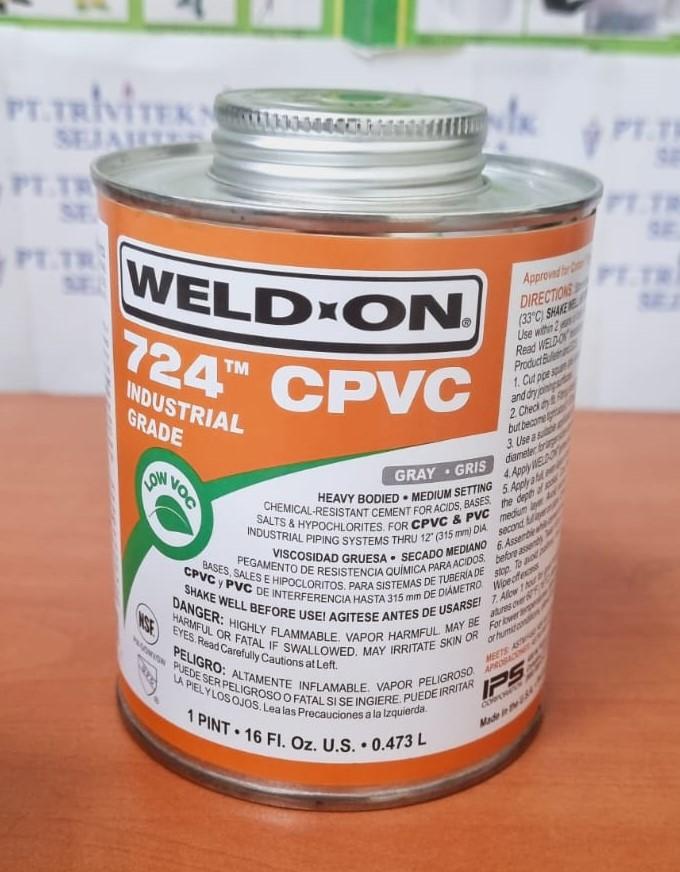 Jual CPVC heavy bodied cement WeldOn 724,weld on 724. - Jakarta Pusat - swalayanteknik | Tokopedia