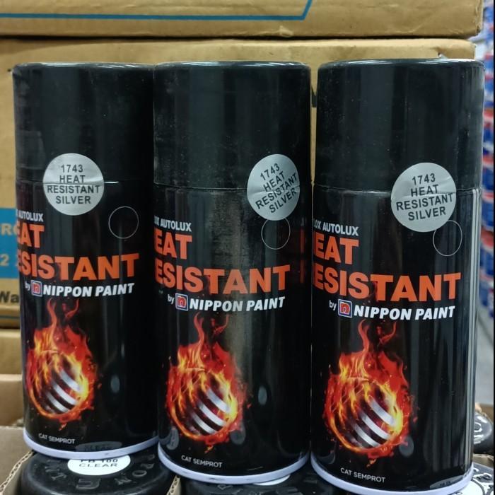 Jual Cat Spray Pylox Autolux Heat Resistant Silver/H2 Temp/Anti Bakar ...