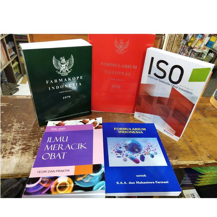 Jual 5 BUKU Farmasi FORMULARIUM INDONESIA +ISO+ IMO+FORNAS DAN FARMAKOPE 3 - Kota Bandung ...