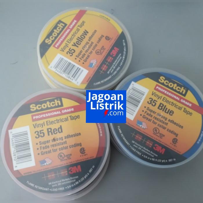 Electric Tape Scotch Professional Vinyl Electrical Tape 10-Pack - Color ...