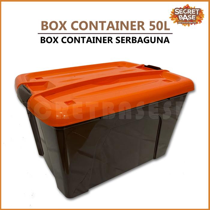Jual BOX CONTAINER 50 LITER + RODA - Box Serbaguna 50L - Kota Surabaya ...