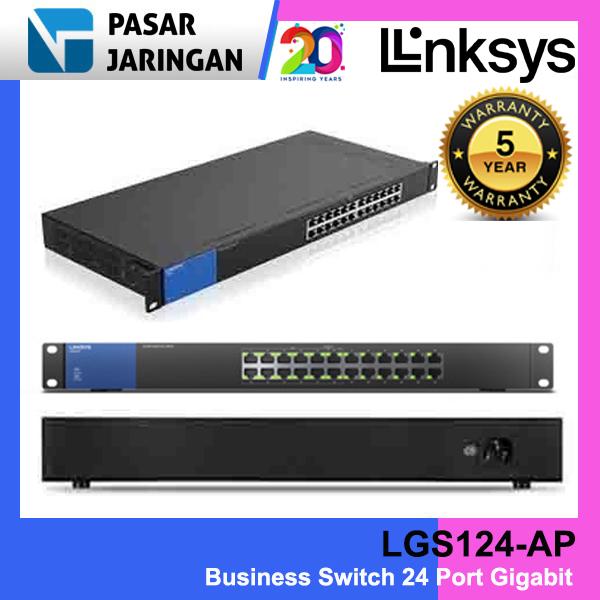 Jual LINKSYS LGS124-AP 24 Port Bussiness Gigabit Switch - Jakarta Pusat ...