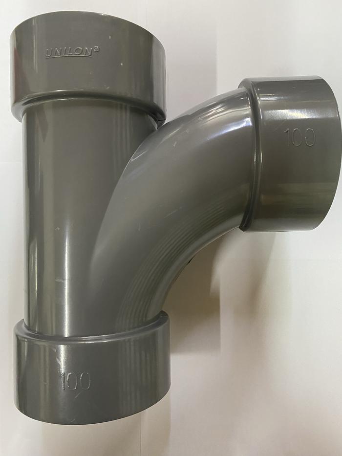 Jual Tee way-ty-large radius tee 90 derajat 4"Inch D PVC Unilon ...