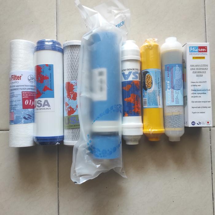 Jual Paket Filter RO 500gpd Step 1 -step 8 (Membran Vontron ULP 3013 ...