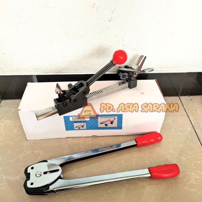 Jual Alat Mesin Pengikat Tali Press Strapping Band Manual Packing LUMOS ...