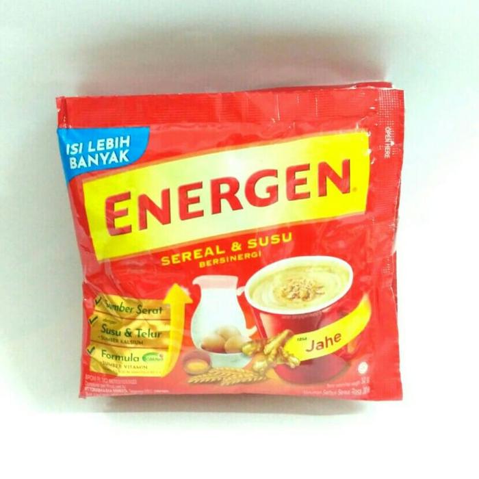 Jual Energen Sereal dan Susu Sachet Bersinergi 32 Gram x 5pcs - Jahe ...