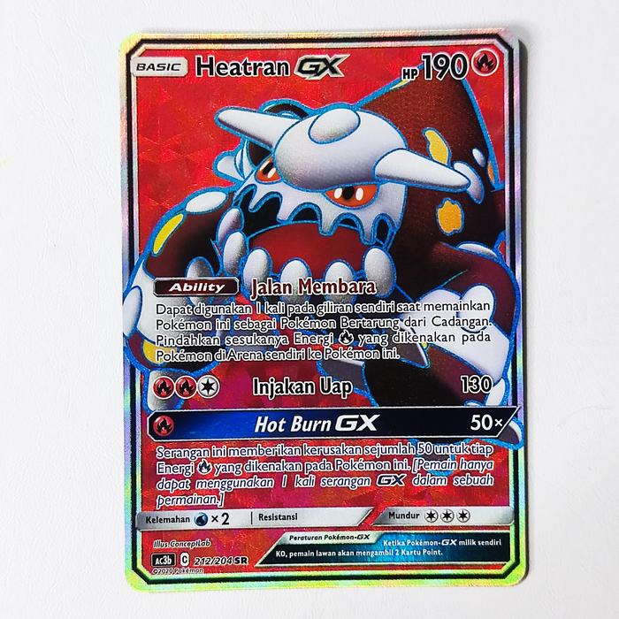 Jual Heatran GX SR 212/204 AC3b - Kartu Pokemon Indonesia - Jakarta ...