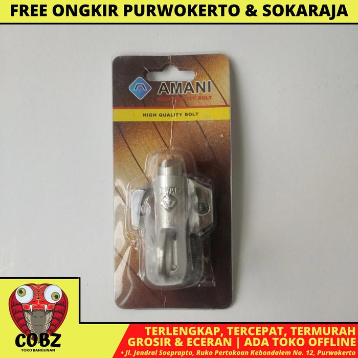 Jual AMANI SPRING KNIFE KNIP KNEEP GRENDEL KODOK SLOT KUNCI JENDELA ...