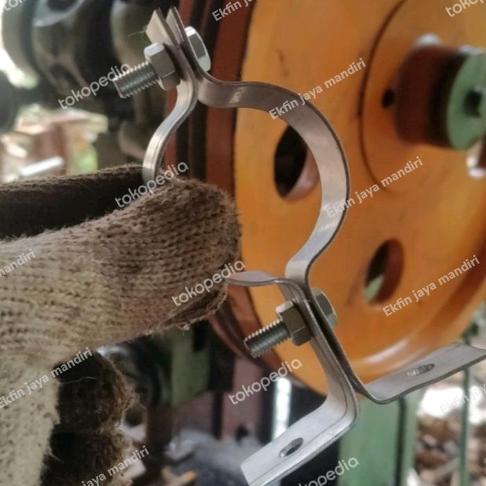Jual klem tiang pipa besi 1" inch | plat stainless - Jakarta Pusat ...