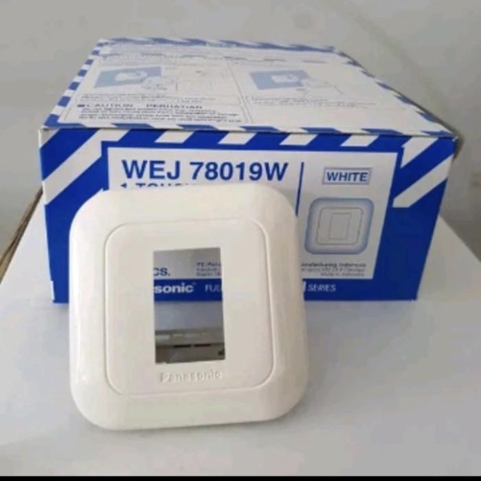 Jual PANASONIC FRAME SAKLAR PUTIH 1GANG 1DEVICE WEJ78019W - Kota ...