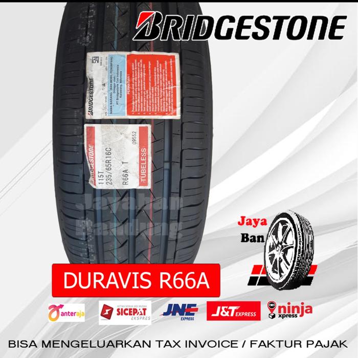 Jual Brigestone Duravis R66A ukuran 235/65 R16 Ban Mobil New Hi-ace ...