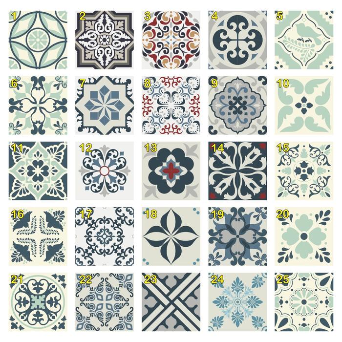 Jual STIKER TEGEL / STICKER LANTAI / KERAMIK Motive 46 - 30x30cm - Kab ...