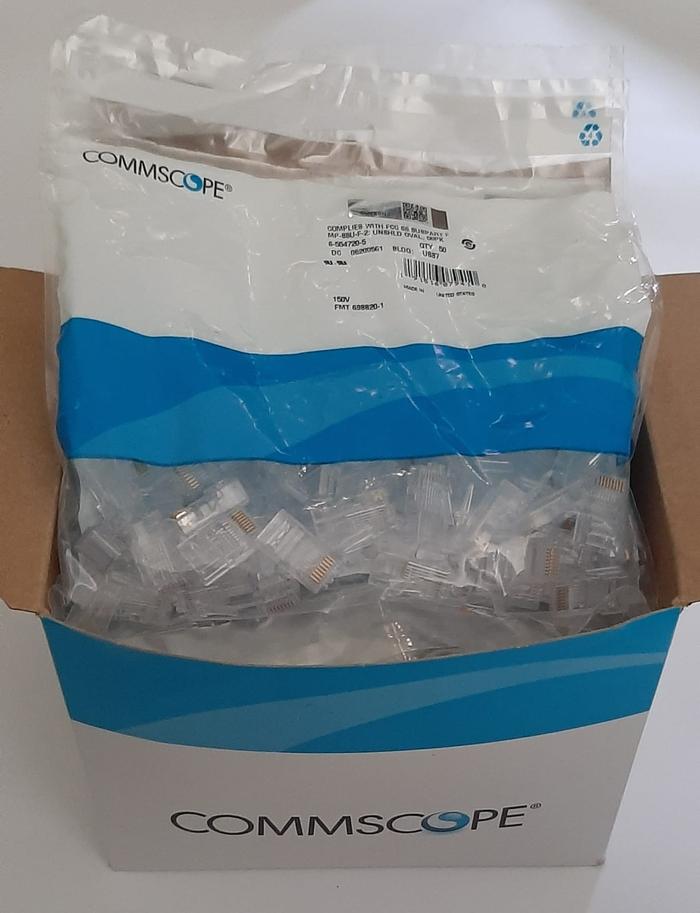 Jual Connector Rj45 Commscope Amp Konektor Rj45 Comscope Comscop Isi ...