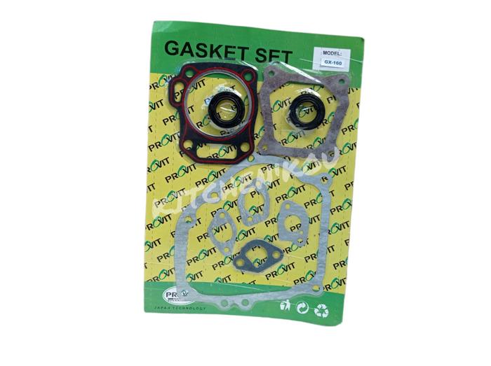 Jual GASKET SET ENGINE GX-160 / FUEL SET ASSY PACKING SET MESIN GX160 ...
