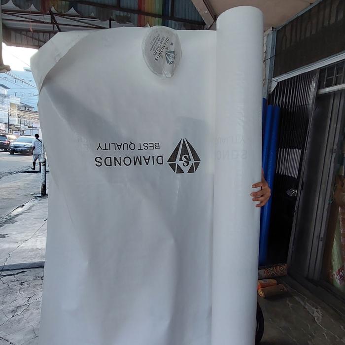 Jual TERPAL TENDA PE DIAMONDS PUTIH TEBAL A12 BIDANG 2M JUAL PERMETER ...