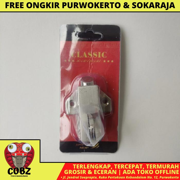 Jual CLASSIC SPRING KNIFE KNIP KNEEP GRENDEL KODOK SLOT KUNCI JENDELA ...