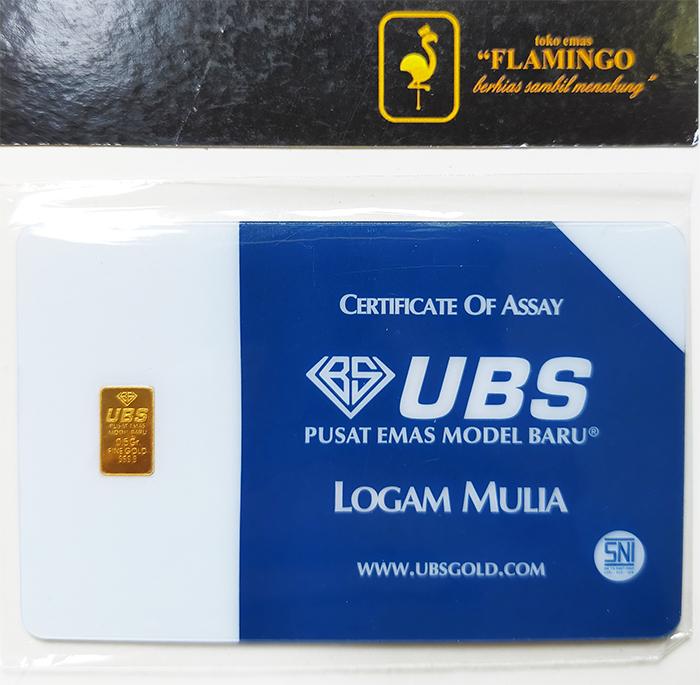 Jual Logam Mulia UBS model press baru 0.5 gr - Kota Tangerang Selatan ...