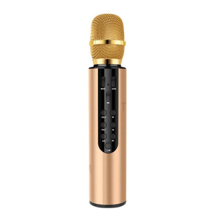 Jual Mic Karaoke Bluetooth M6 Microphone Speaker Wireless KTV efek ...