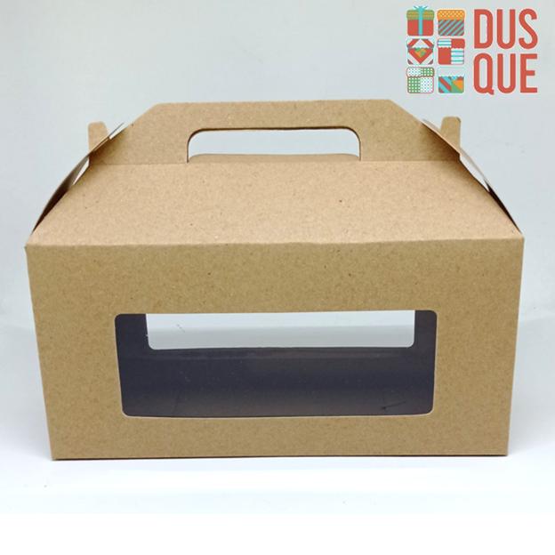 Jual (10 PCS) GABLE BOX TOPLES PET SILINDER KRAFT ISI 2/3 UKURAN 600 ...