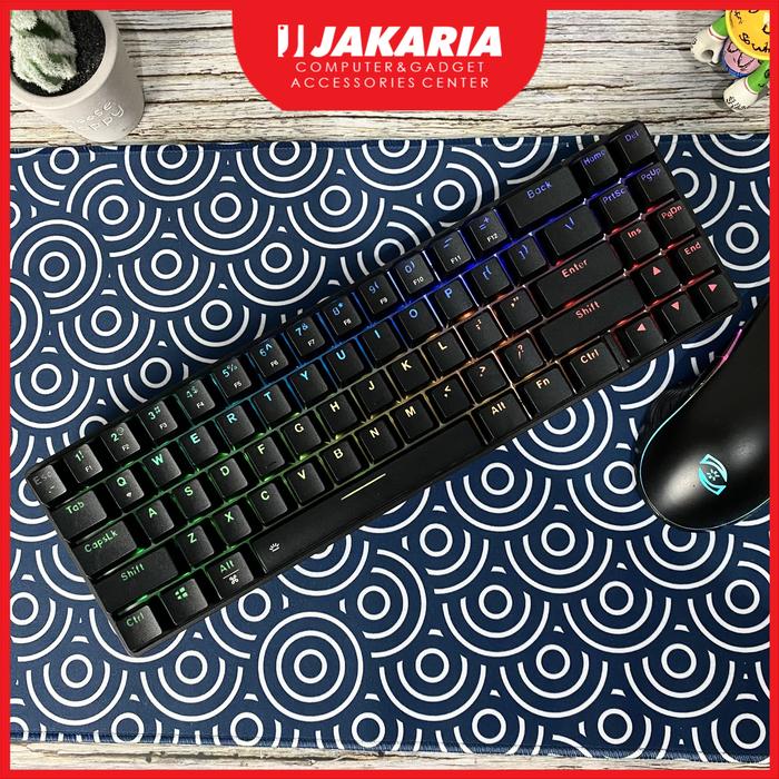 Jual Keyboard Gaming 70% Mechanical Wireless Dareu EK-871 GTR Trinity ...