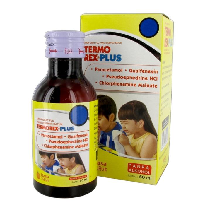 Jual TERMOREX PLUS Sirup Obat Batuk dan Flu Anak 60 ml - Kota Pekanbaru ...