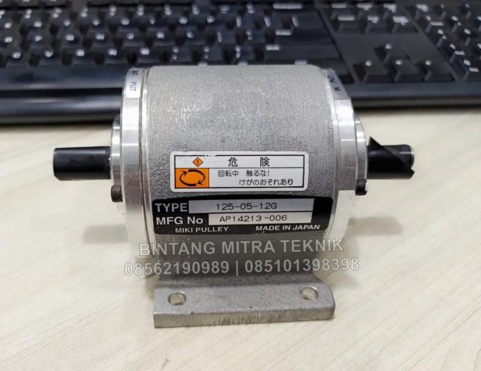 Jual ELECTROMAGNETIC CLUTCH AND BRAKE UNITS MIKI PULLEY 125-05-12G ...